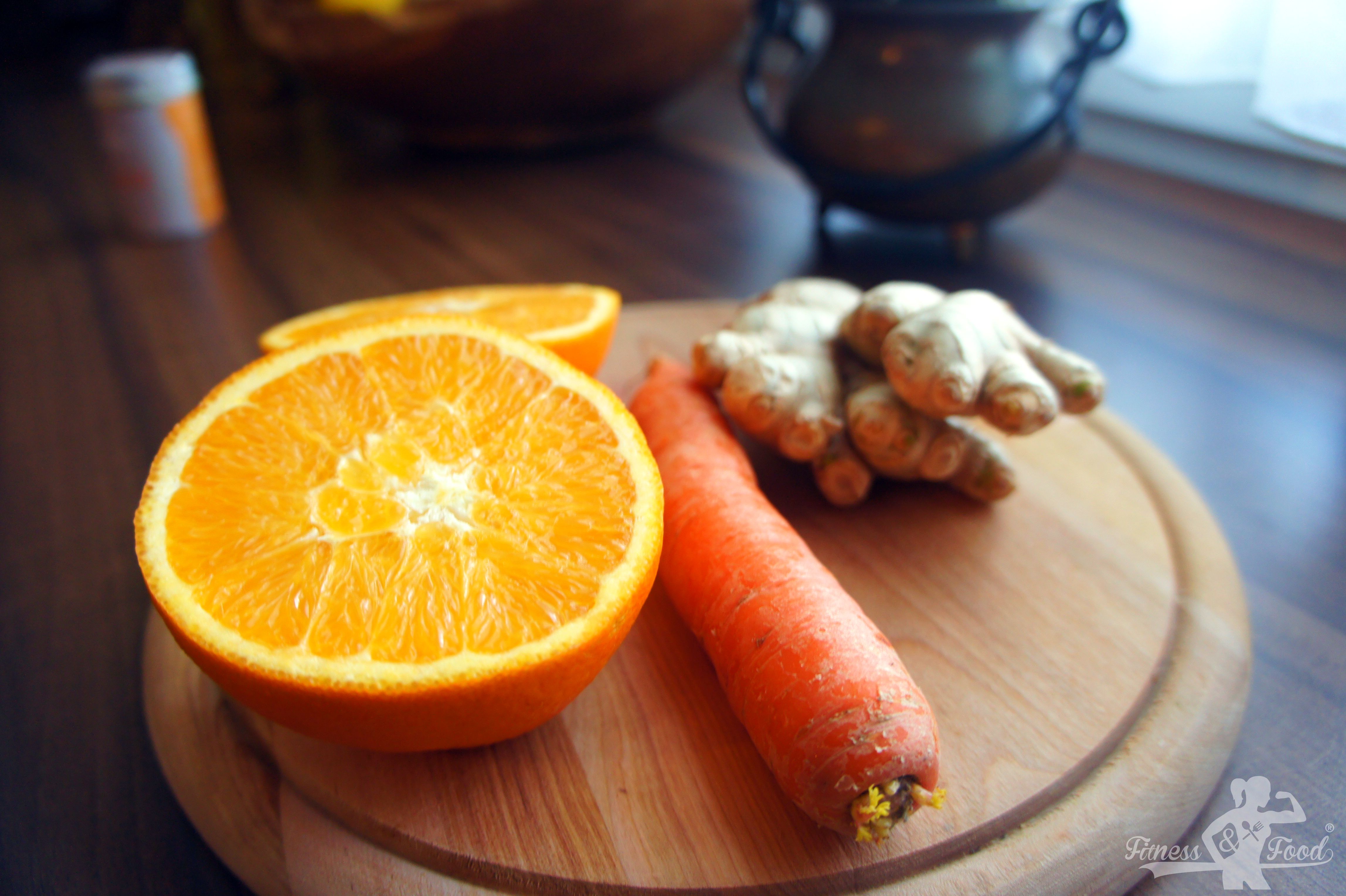 Orange-Ingwer Vitamin Smoothie – Fitness and Food
